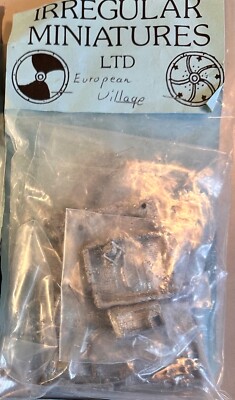 Irregular Miniatures LTD European Village 2mm Scale Diorama Metal Model ...