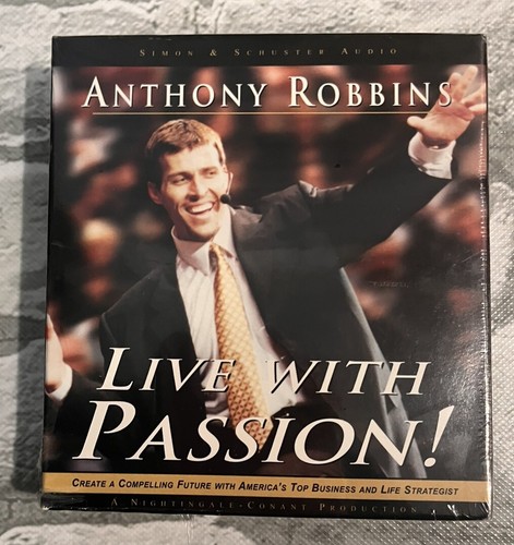 6 CD Sealed Anthony Robbins Classic Live With Passion Strategies For ...