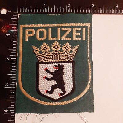 VINTAGE West German Police Polizei Patch | eBay