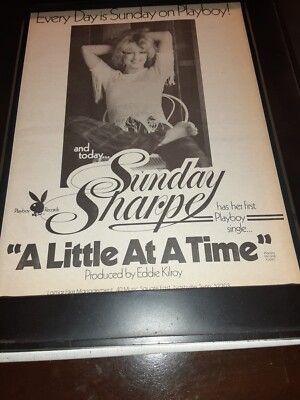 Sunday Sharpe A Little At A Time Rare Original Promo Poster Ad Framed ...