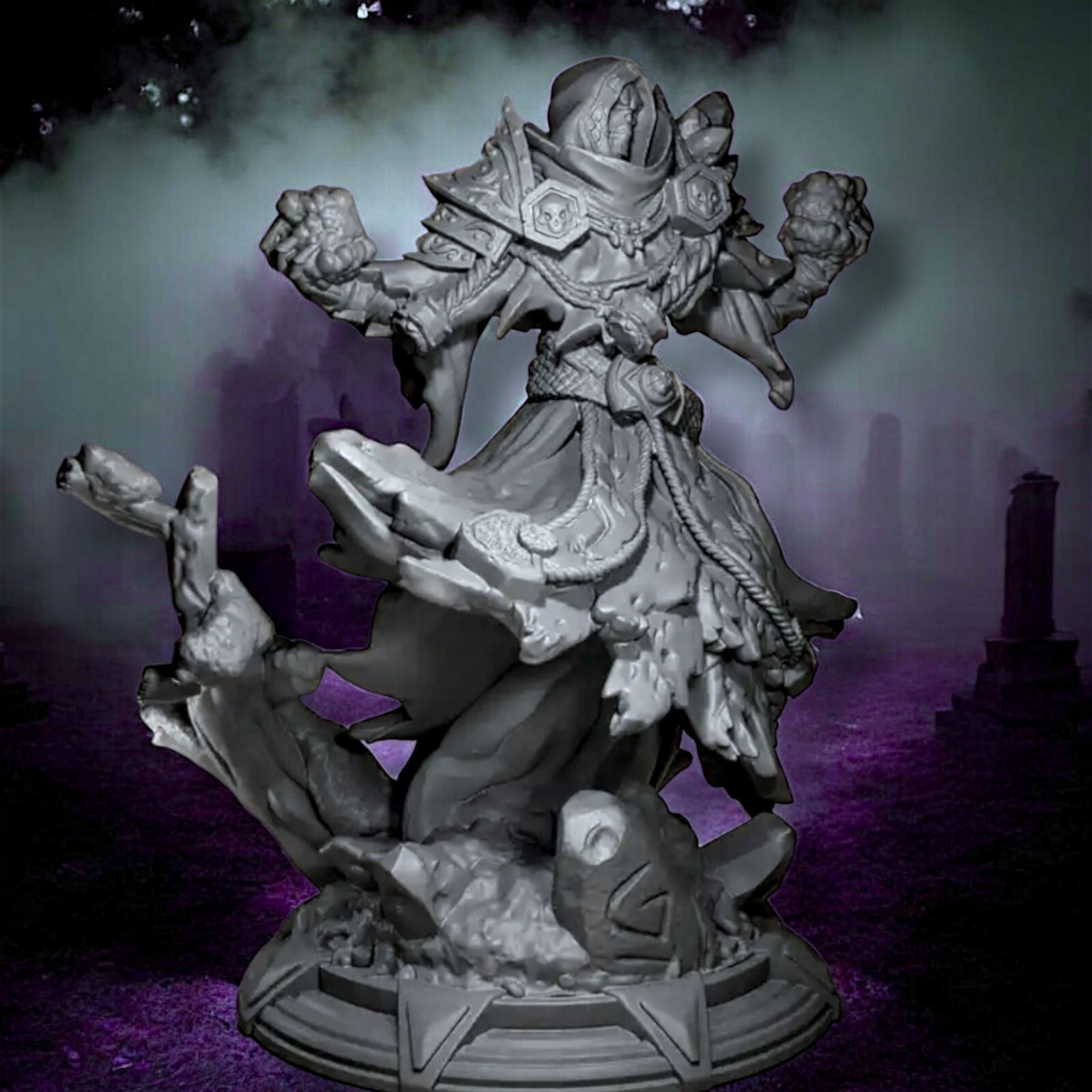 Undead Lich Wraith Necro Miniature DnD Fantasy RPG Tabletop (2.75in) | eBay