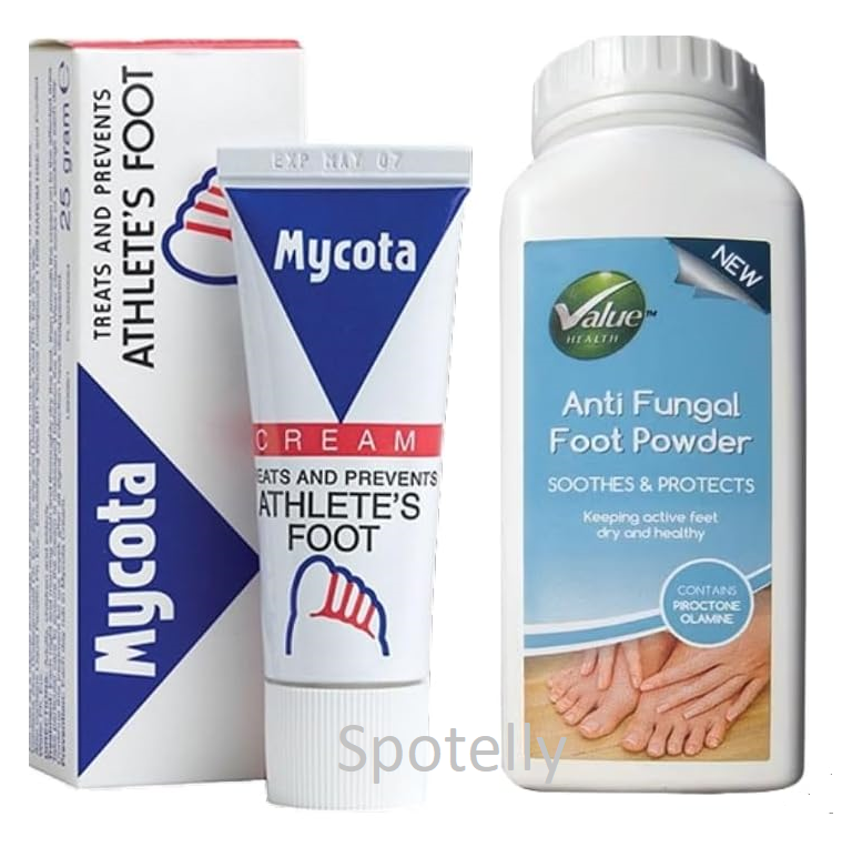 Mycota Athletes Foot Treatment Combi Bundle 1 x Mycota Cream & 1x ...