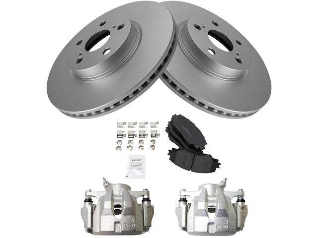 56GV49D Front Brake Pad Rotor and Caliper Set Fits 2009-2013 Toyota ...