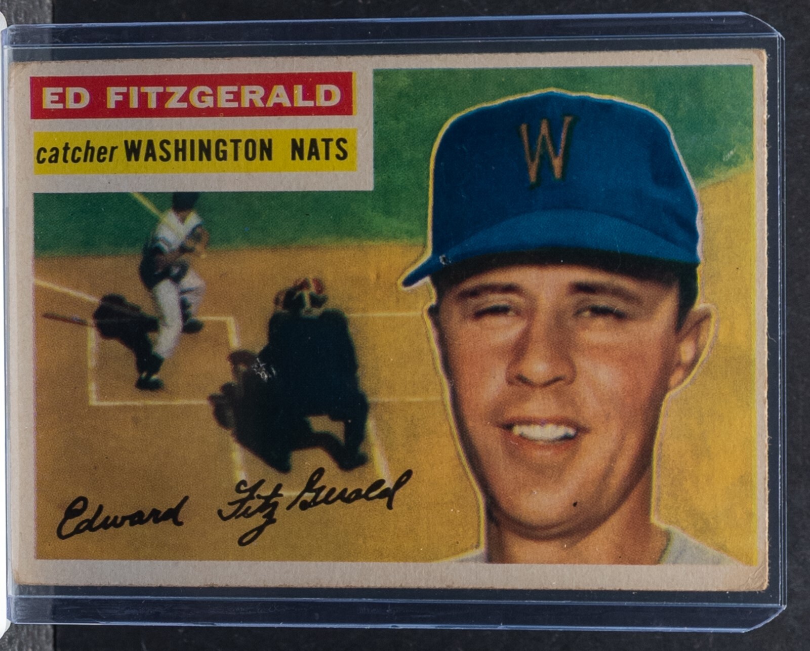 Ed Fitzgerald 1956 Topps 198 Washington Nationals | eBay