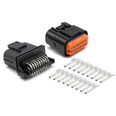 18 Pin/Way JAE MX23A Series ECU Male Female Sealed Waterproof Connector ...