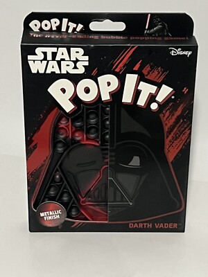 Star Wars Darth Vader Pop It! Never Ending Popping Game Metallic Finish ...