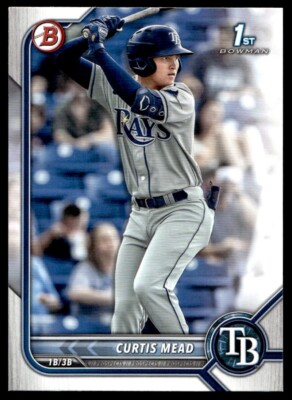 2022 Bowman Prospects Curtis Mead G24 Tampa Bay Rays #BP-10 | eBay