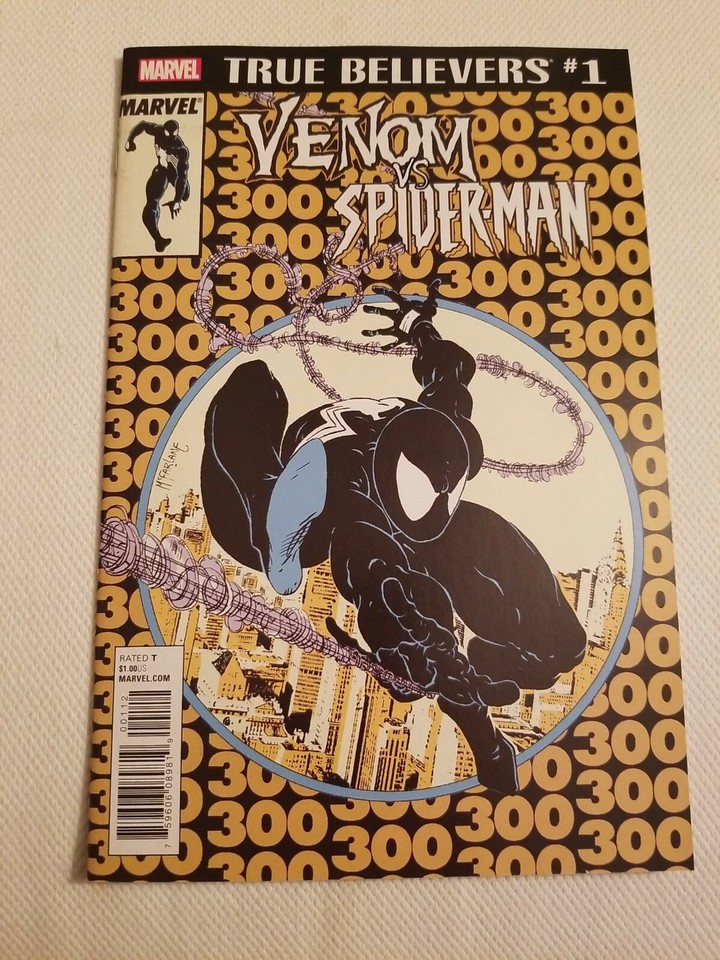 Venom Vs Spider-Man Comic #1 ASM 300 Reprint 2nd print True Believers ...