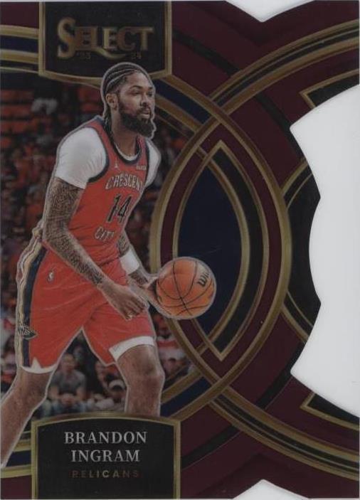 2023-24 Panini Select - Premier Level Brandon Ingram #173 Maroon Prizm ...