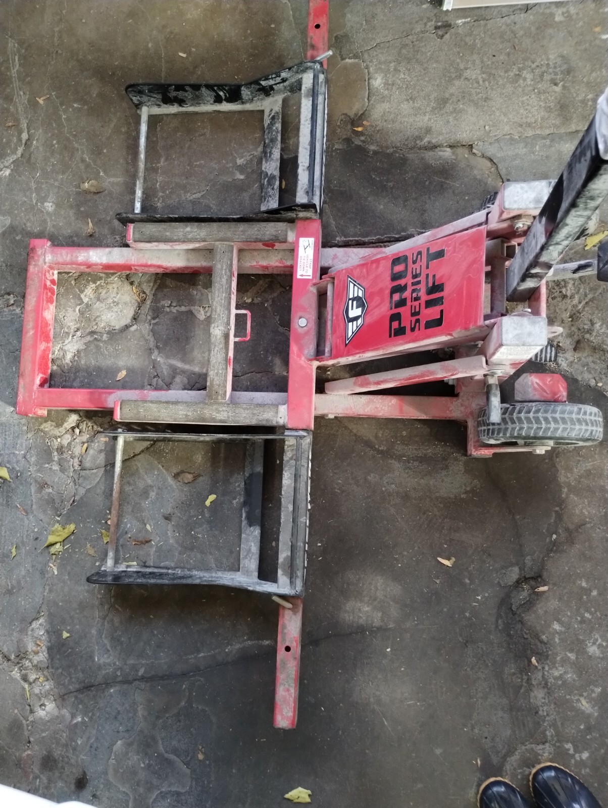 FISCHER 750 lb. Heavy Duty ATV/Mower High Lift Jack, RED | eBay