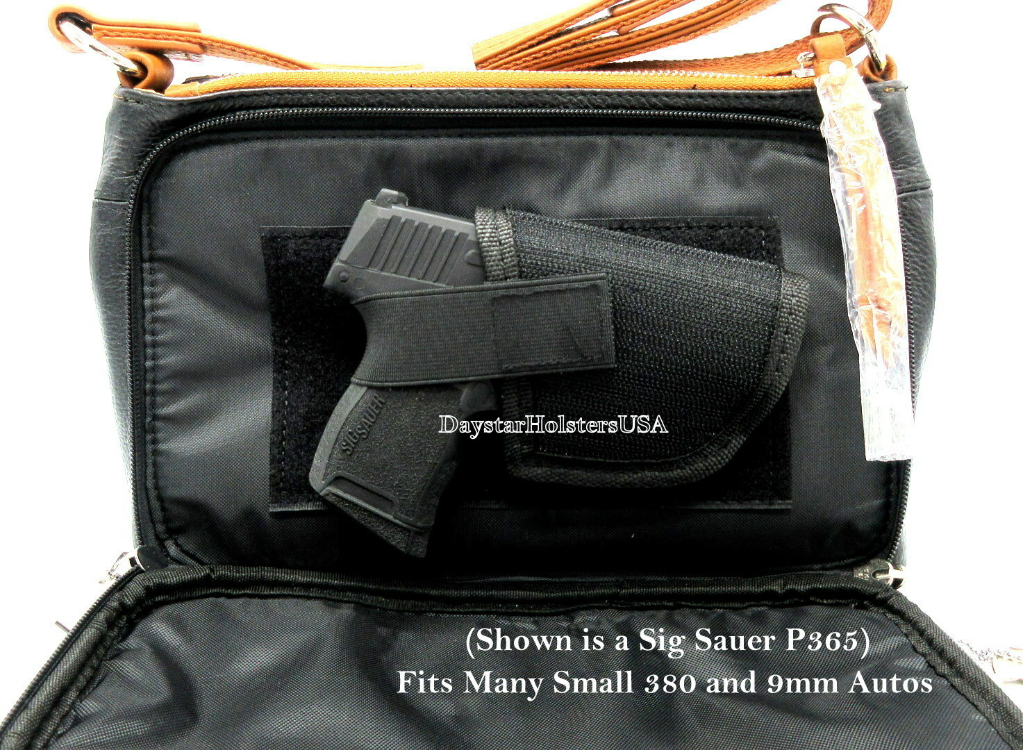 NWT Locking Pistol Concealment Purse for SMALL AUTOS Leather with ...