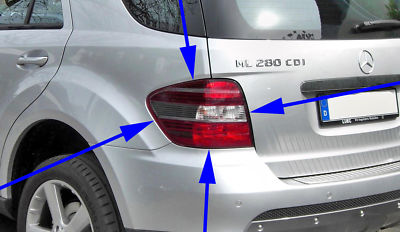 MERCEDES W164 ML CLASS ML350 ML500 TAILLIGHT ASSEMBLY REAR LEFT 06-09 ...