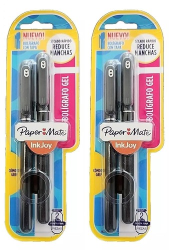 Paper Mate InkJoy Gel Pens Fast Dry Medium Point 0.7mm Black - 4 Count | eBay