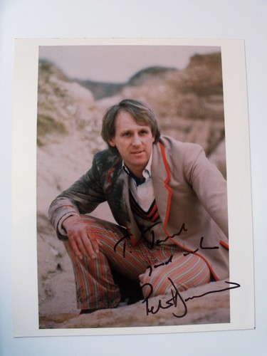PETER DAVISON Doctor Who Signed Autographed Photo 8X10 (The Caves of ...