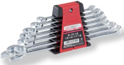 TONE 8-19mm Combination Wrench Set with Holder CS700P 6 Tools JAPAN | eBay