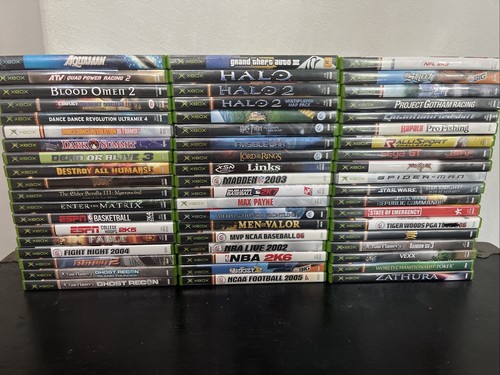 LOT OF 57 Original Xbox Games - All Complete and Tested | eBay