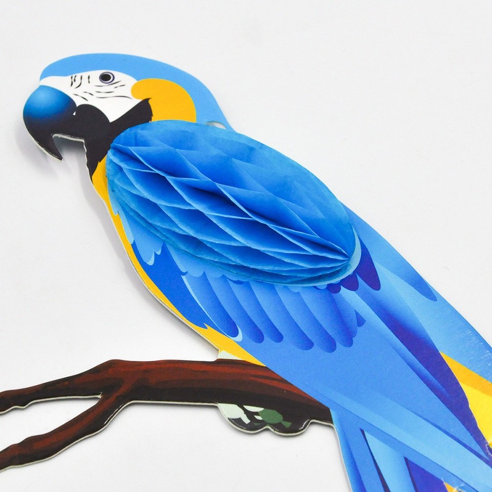 3pcs Luau Tiki Bar Decor Tropical Party Decorations Tropical Paper ...