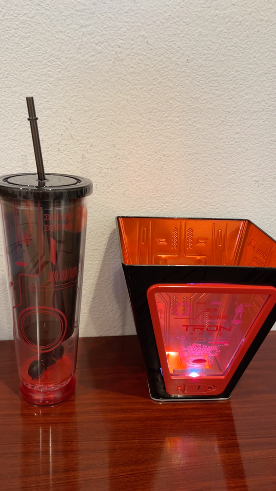 Tron Ares LED Circuit Board Popcorn Bucket & Tumbler Combo Regal SHIPS ...