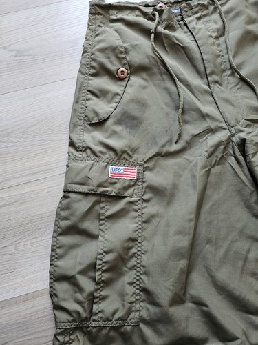 Vintage UFO Cargo Pants Parachute Rave Loose Fit Baggy Skate Y2K Size ...