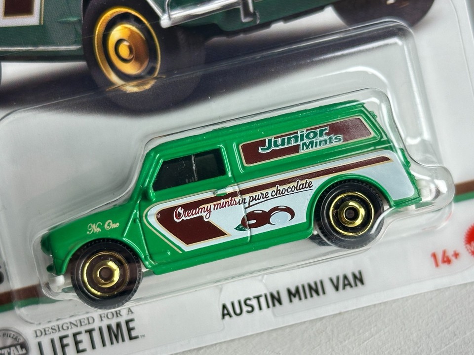 Matchbox Austin Mini Van Junior Mints Diecast Toy Car New in Packaging ...