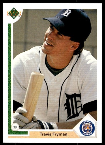 1991 Upper Deck Baseball Card Travis Fryman Detroit Tigers #225 | eBay