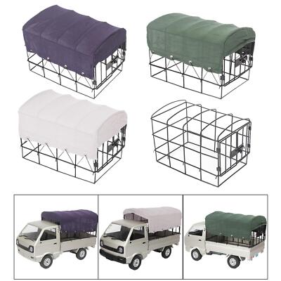 Metal cage hurdle tent for RC truck WPL D12 1:10 RC model car DIY parts ...