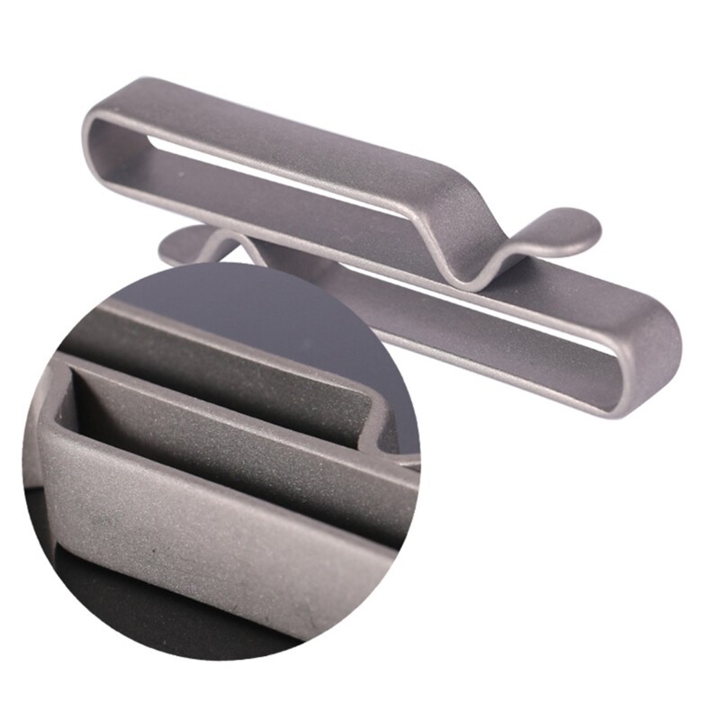 Titaniums Belt Keychains Clip Keyring Double Side Quick Releases ...