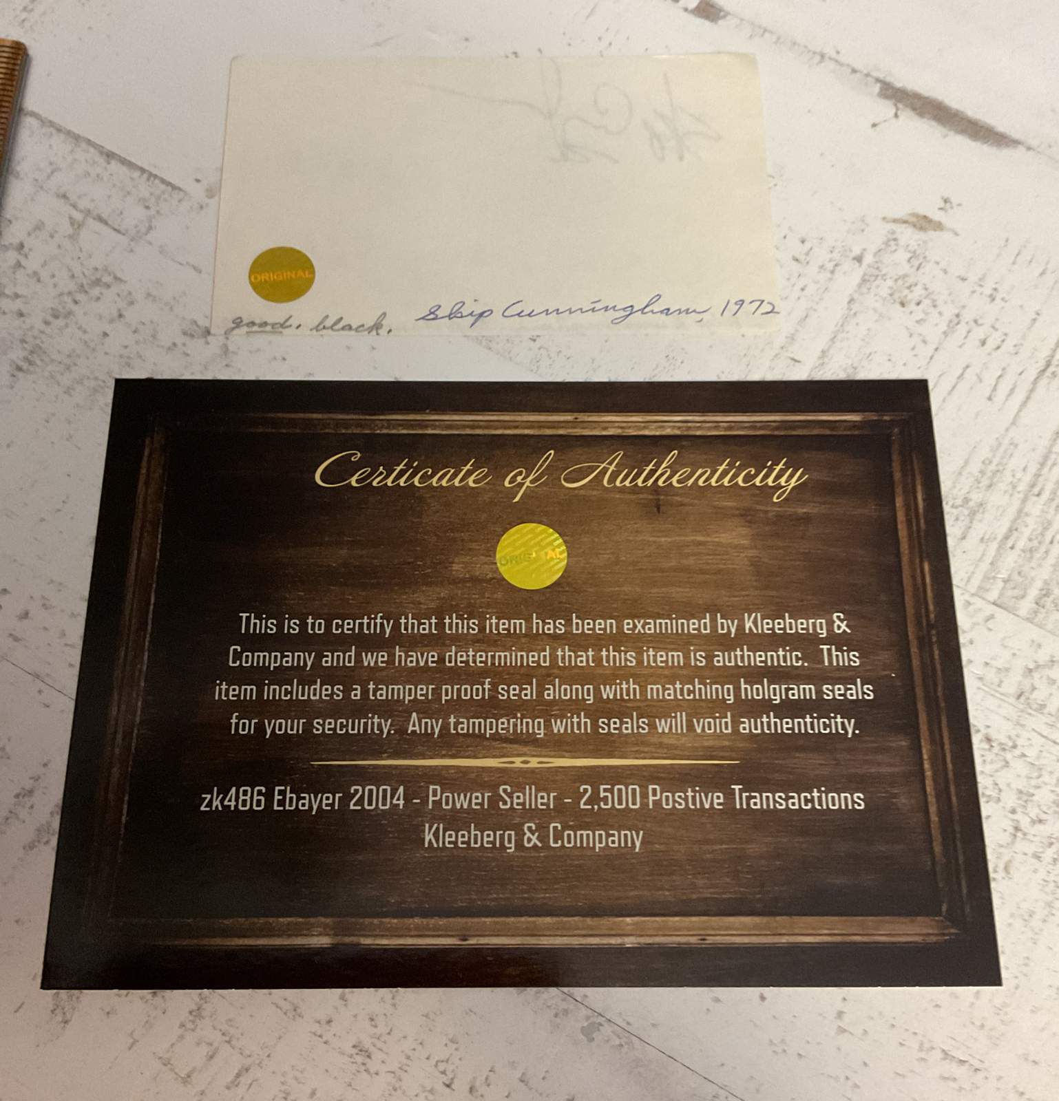 Autograph SKIP CUNNINGHAM TAP DANCER COTTON CLUB SANFORD AND SON ALBUM ...