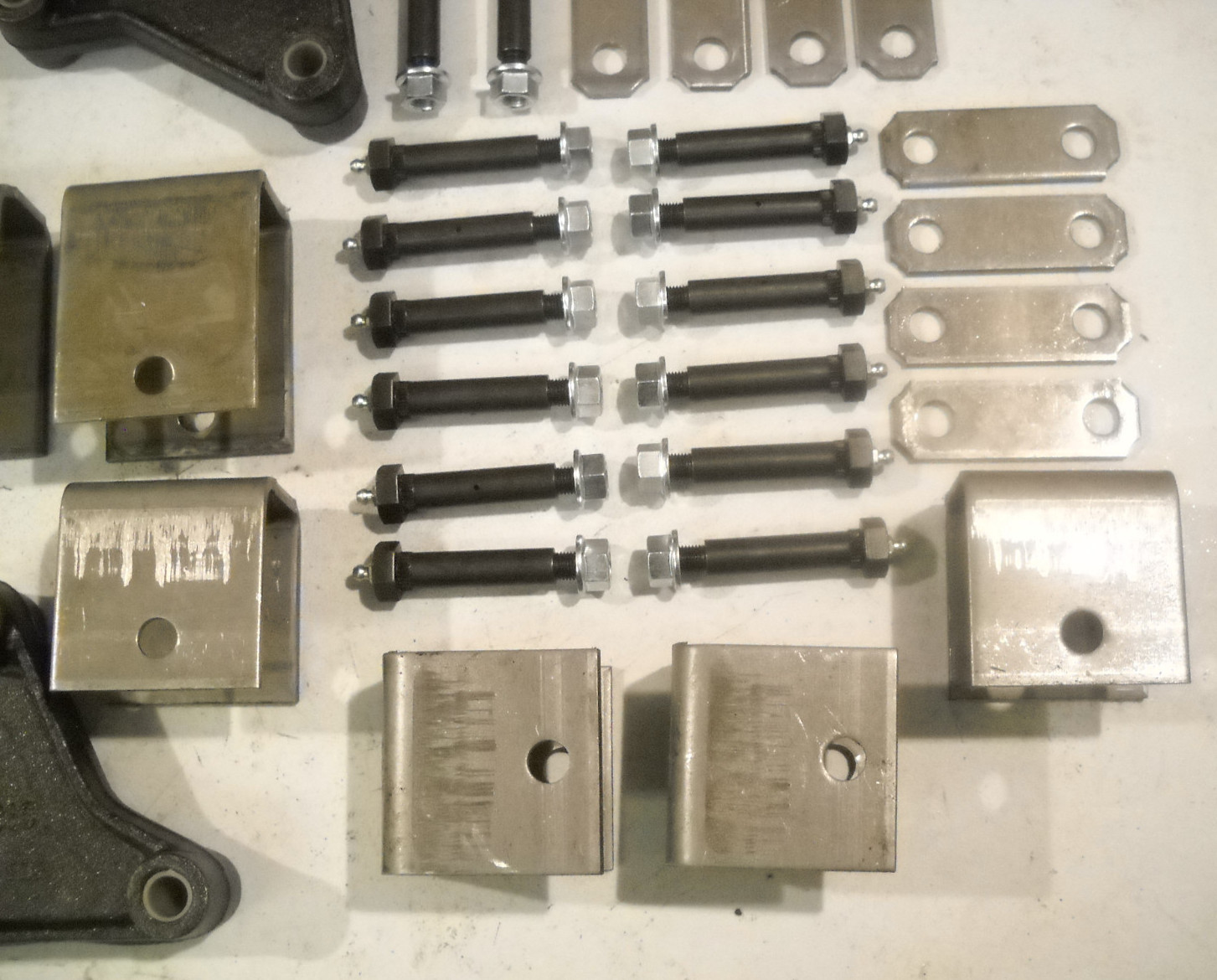 Tandem Axle Spring Hanger Kit Suspension Tall Equalizer w/ Wet Bolts ...