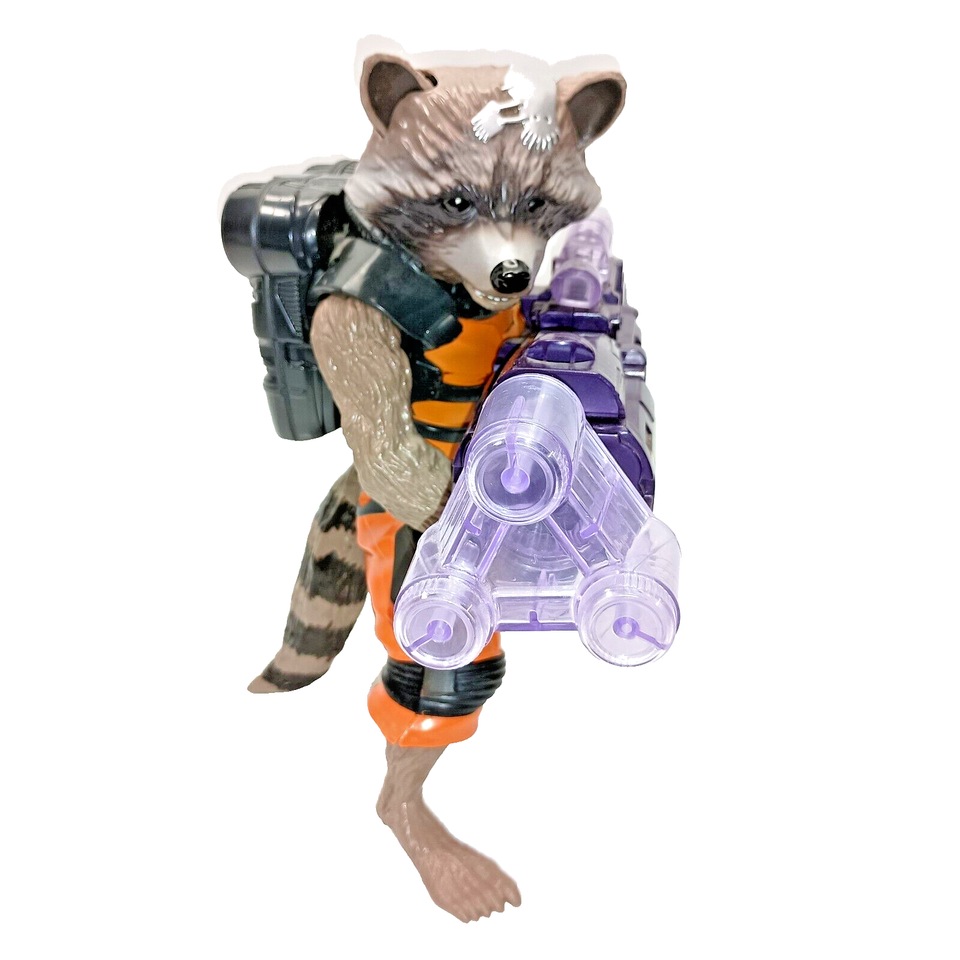 Guardians of The Galaxy Big Blastin' Rocket Raccoon 9" Figure Hasbro ...