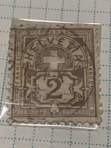 Lot Of 14 Extremely Rare Helvetia Switzerland Franco Stamps | eBay