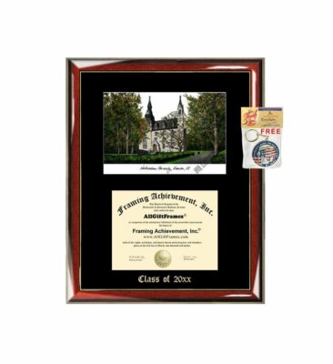 Northwestern University Graduation Custom Frame Emboss Lithograph ...