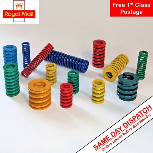 Compression Spring Heavy Duty Stiff Heavy Load Die Springs ISO | eBay UK