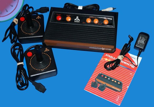 ATARI Flashback 2 Classic PLUG N PLAY Video Game SYSTEM controllers cables works | eBay