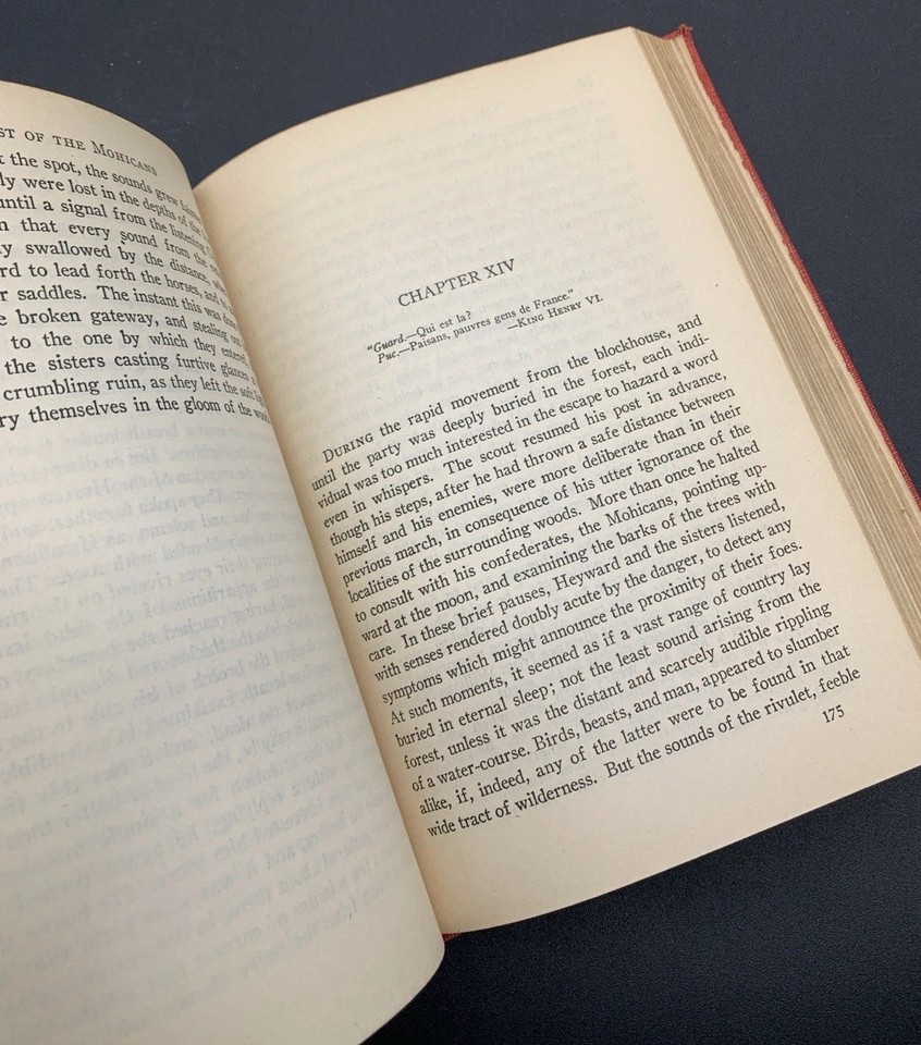 The Last Of The Mohicans By James Fenimore Cooper - 1936 HC (The ...