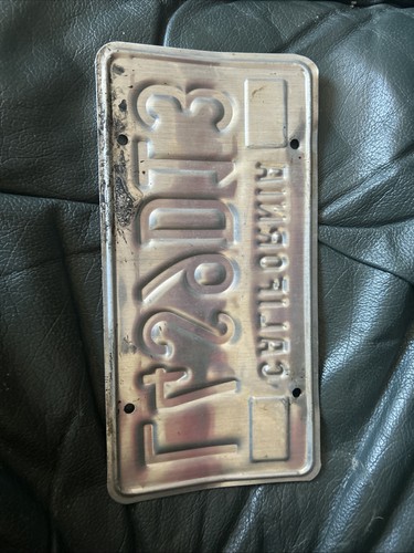 California Retro Black Legacy License Plate L4S9D13 in Good Condition ...