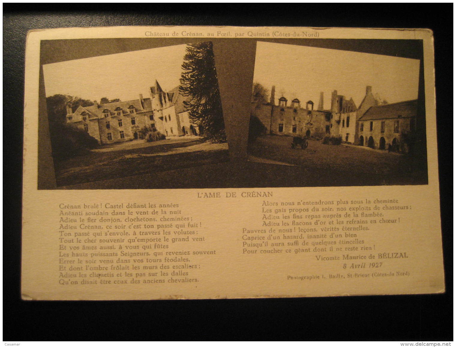 Crenan Chateau Quintin Saint Brieuc Cotes D'Armor Nord Bretagne Castle ...