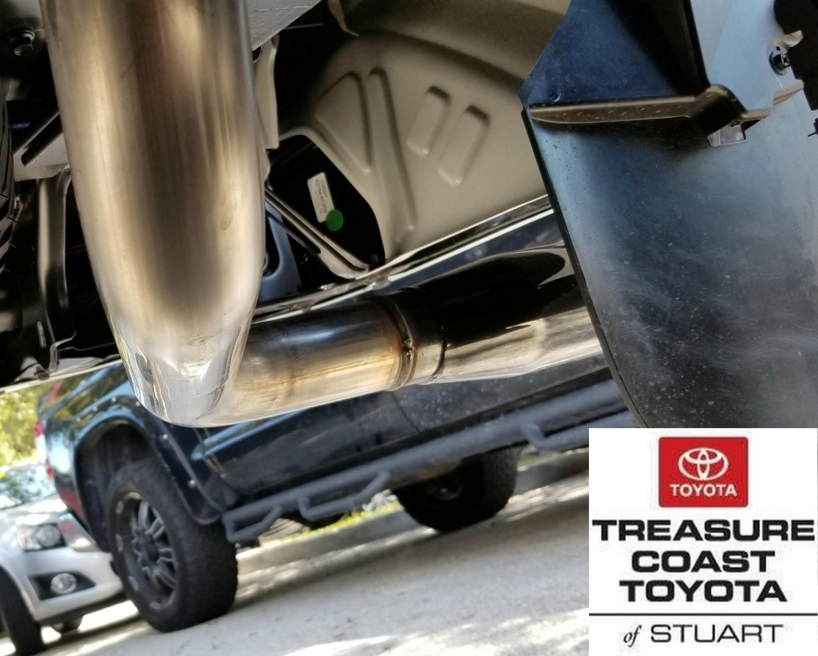 NEW OEM TOYOTA TUNDRA TRD PERFORMANCE DUAL EXHAUST W/ BLACK CHROME ...