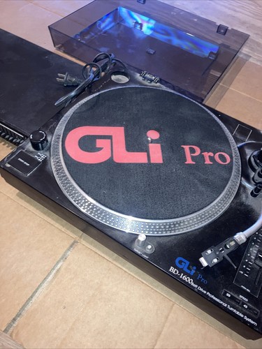 Gli pro SL-2500 Direct Drive Manual Turntable Dj Graphic Equalizer GQ ...