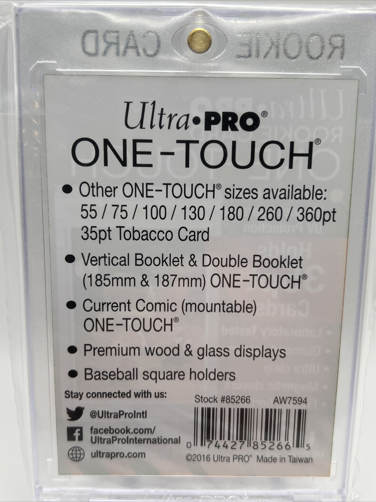 Ultra Pro One-Touch Magnetic Card Holder 35pt Point ROOKIE CARD - Lot ...