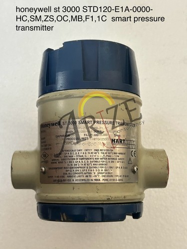 HONEYWELL ST3000 SMART PRESSURE TRANSMITTER STD120-E1A-0000-HC,SM,ZS,DC ...