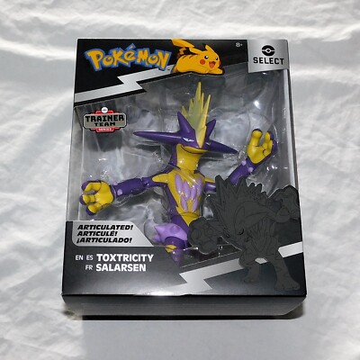 NEW Pokemon Select Trainer Team Toxtricity Purple Yellow Figure ...