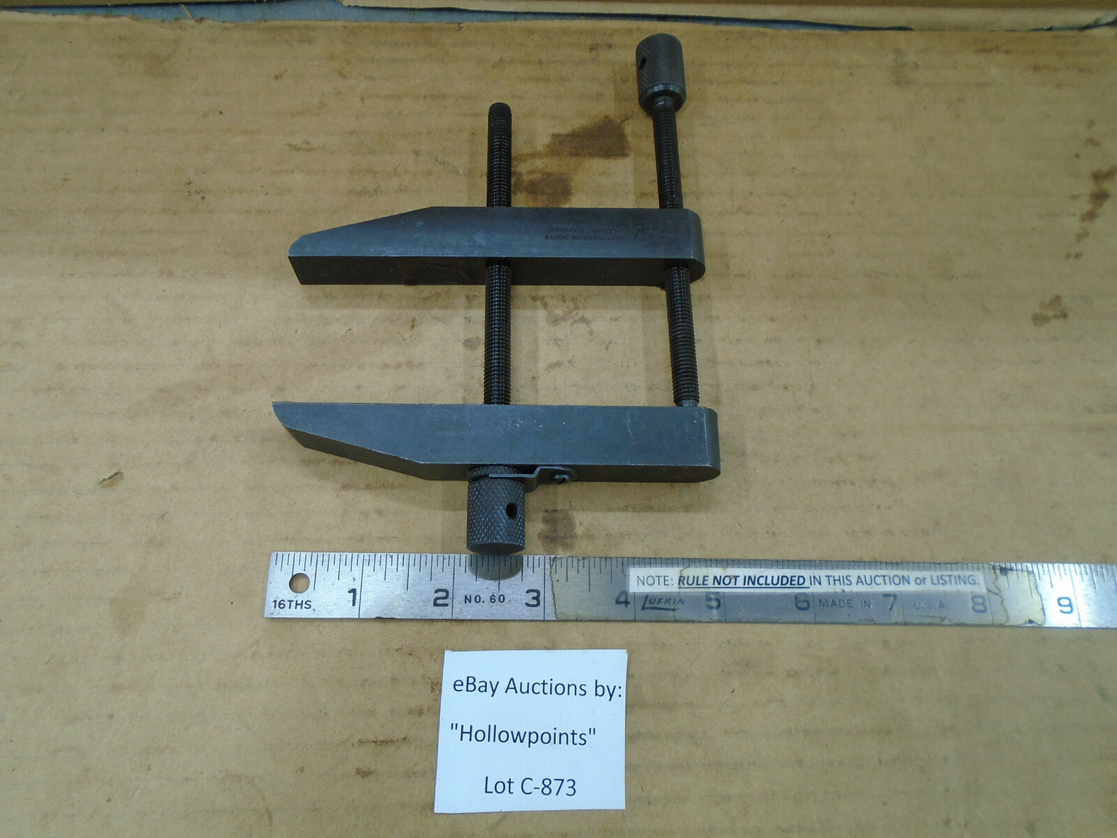 Brown & Sharpe 754 Toolmaker Parallel Clamp for Machinist Setup Tool ...