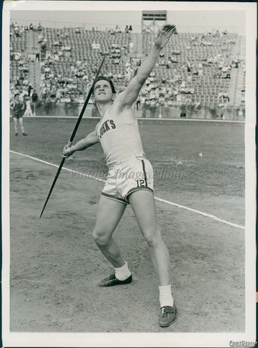 1936 Photo Bob Peoples Classen High Oklahoma City Wins Javelin Throw ...