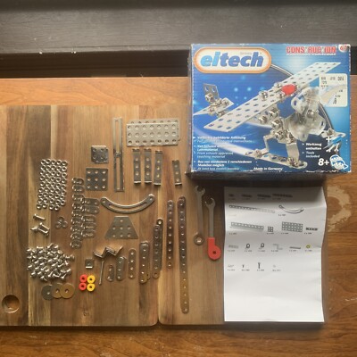 Eitech Mini Airplane and Helicopter Construction Building Set Metal C67 | eBay