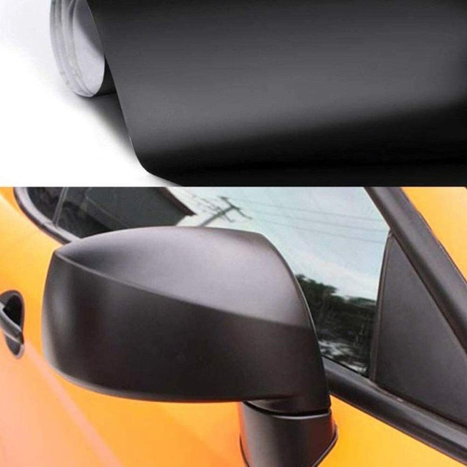 Black Matt Car Vinyl Wrap Self Adhesive Car Film Sticker Air Bubble ...