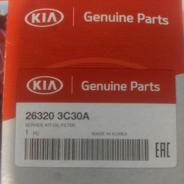 Kia Genuine OEM 26320 3c30a Oil Filter for sale online | eBay