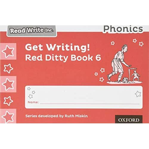 Read Write Inc. Phonics: Get Writing! Red Ditty Book 6 - Multiple copy ...