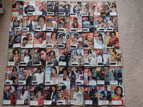 Lot of 54 Jet Magazines 2007-2009, 2013 Obama, James Brown, Snoop Dogg ...