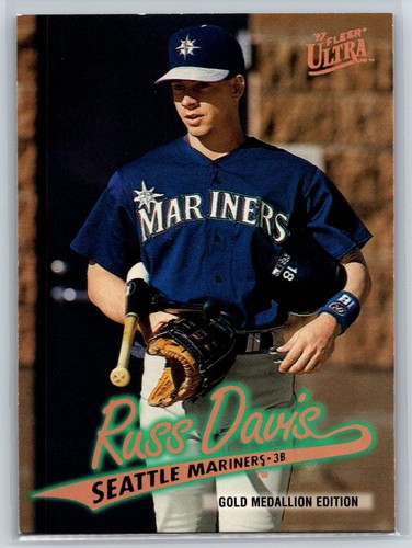1997 Fleer Ultra Russ Davis Gold Medallion Parallel Seattle Mariners # ...